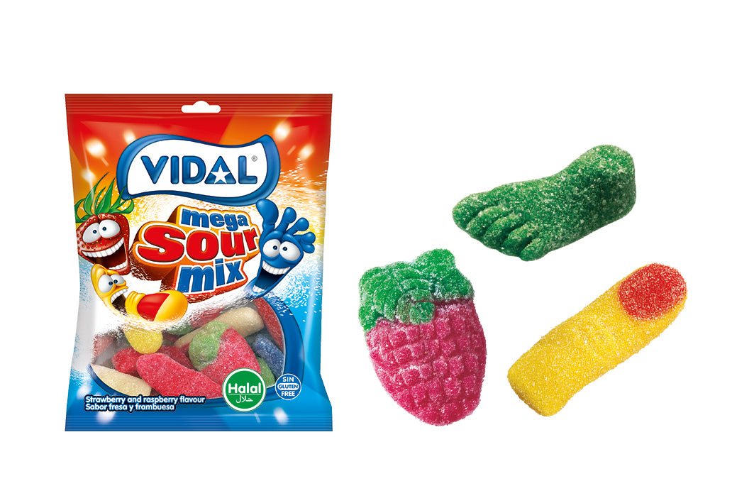 Vidal HALAL Mega Sauer Mix 90g – Naschlando