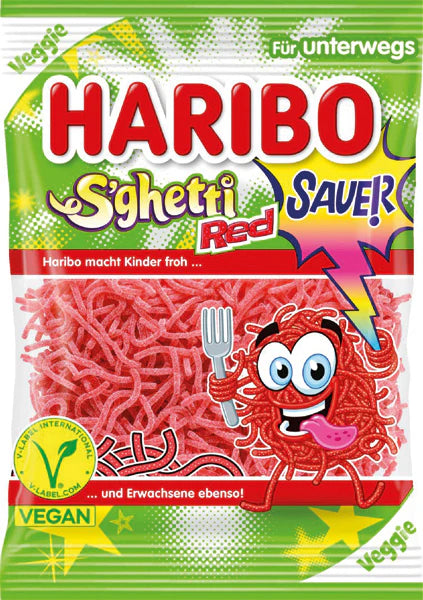 Haribo Spaghetti Red 85g – Naschlando